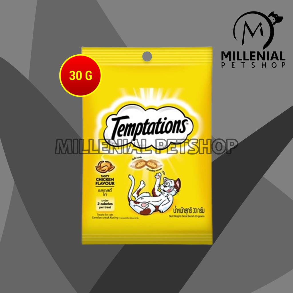 Jual Temptation bites Snack Cemilan Kucing 30 gram All Varian | Shopee ...