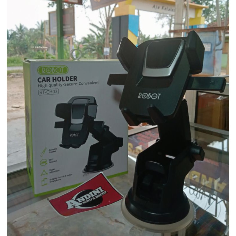 Jual CAR HOLDER ROBOT ORIGINAL 100% RT-CH03Robot RT-CH03 360 Rotatable ...
