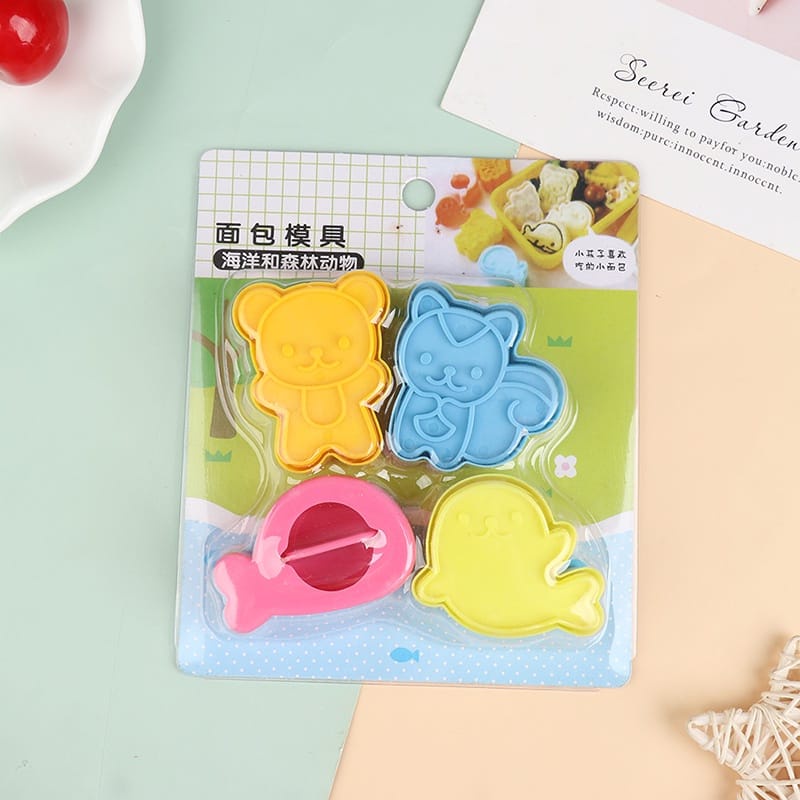 Jual Bread mold bento animals | Cetakan roti bento | Shopee Indonesia