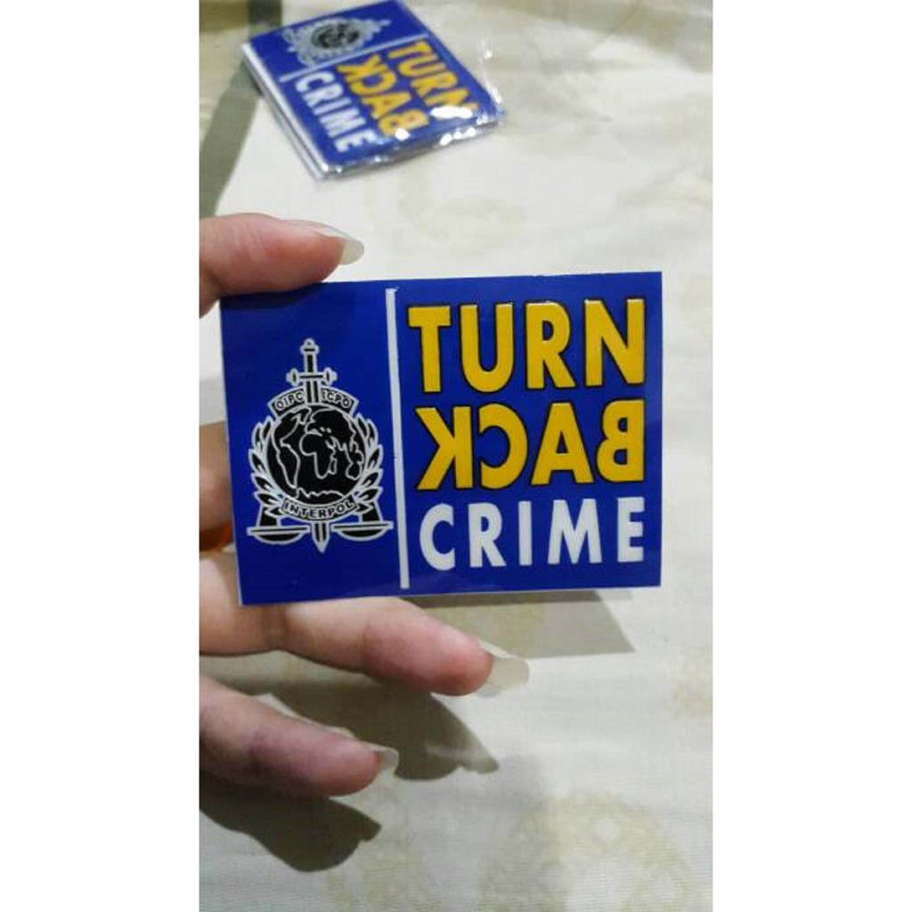 Jual Sticker Turn Back Crime - Stiker TBC | Shopee Indonesia