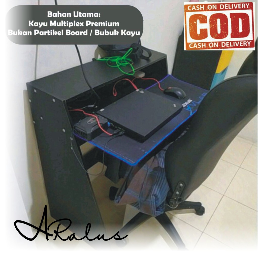 Jual Meja Kerja / Meja Belajar / Meja Kantor Minimalis Bahan Multiplek ...