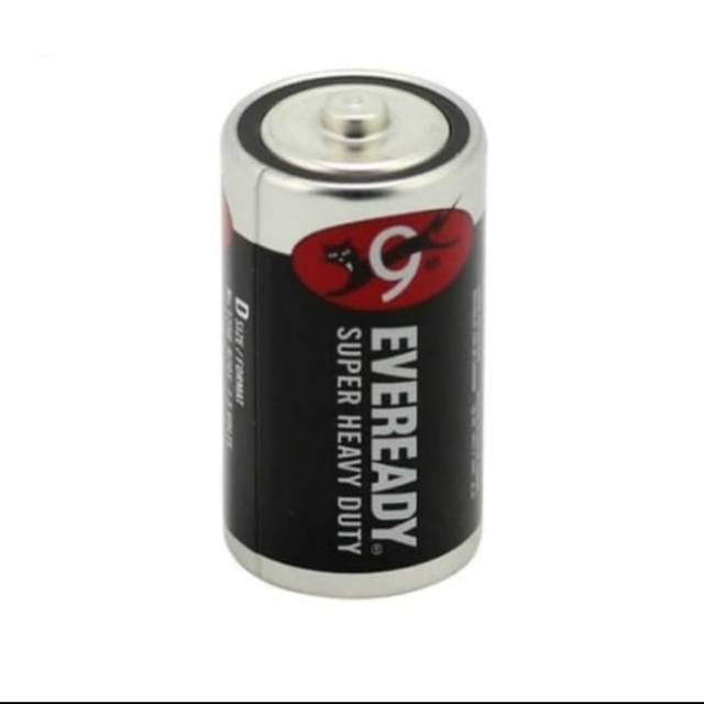 Jual Baterai D Eveready Super Heavy Duty | Battery hitam besar 1250 SW2 ...