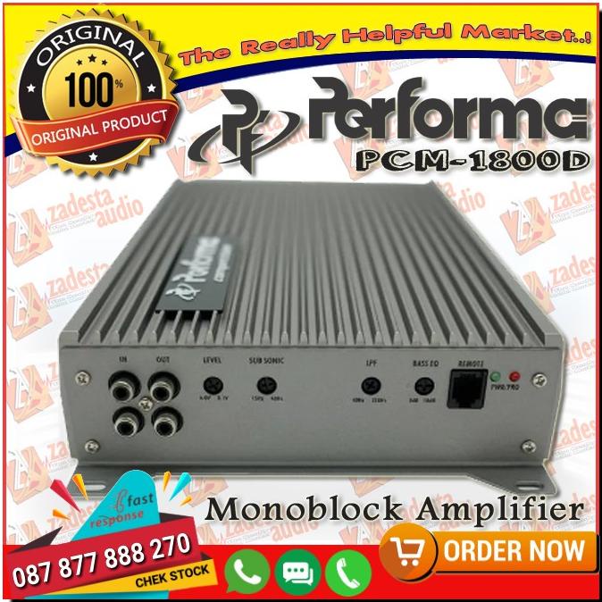 Jual Power Performa Pcm 1800D / Power Monoblock Performa Pcm 1800D ...