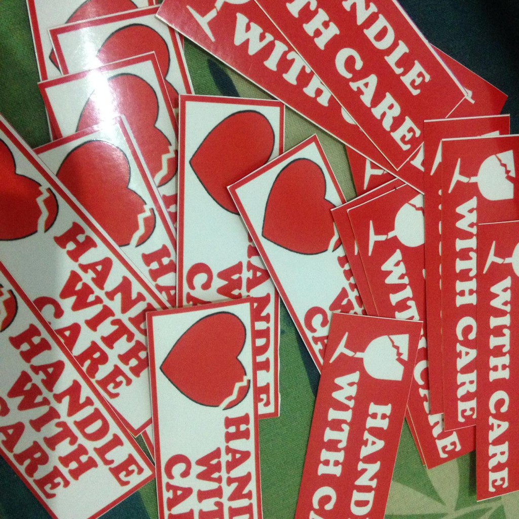 Jual READY Stiker Fragile unik | Jangan Dibanting Awas Mudah Pecah ...