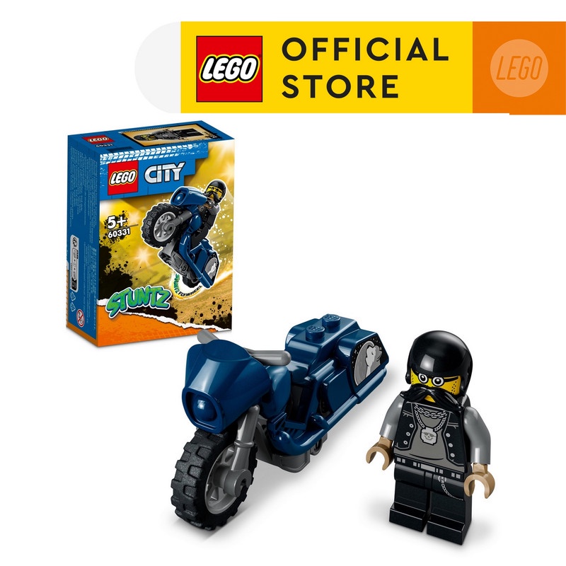 Jual LEGO City 60331 Touring Stunt Bike Building Kit (10 Pieces) Balok ...