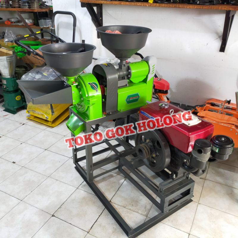 Jual Mesin Giling Padi dan Penepung KD 500 WG komplit Diesel | Shopee Indonesia