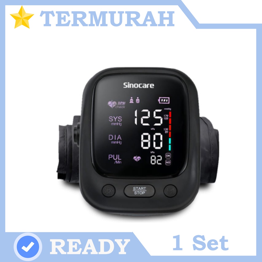 Jual Sinocare Tipe AES-U181 Tensimeter Digital Otomatis | Shopee Indonesia