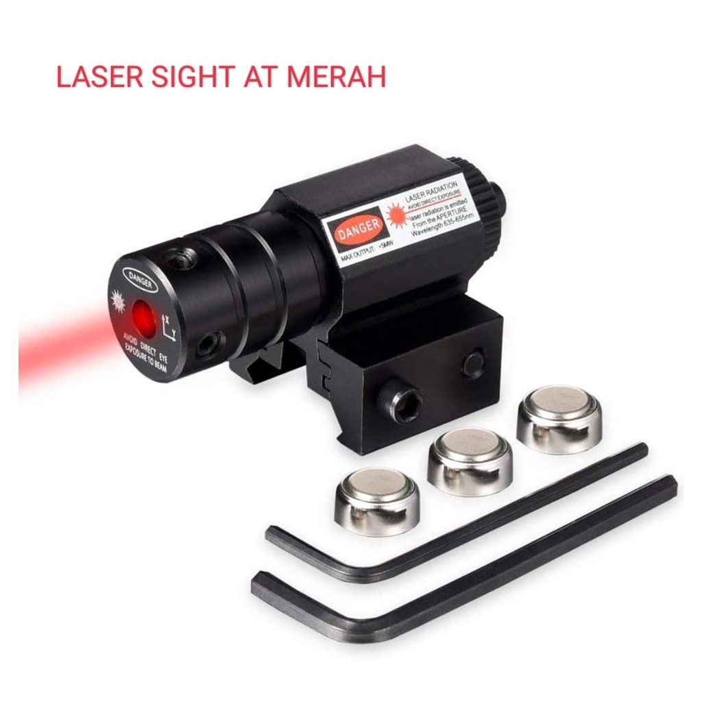 Jual Laser Scope SIGHT AT Merah / Laser Merah / Laser Senapan Merah ...