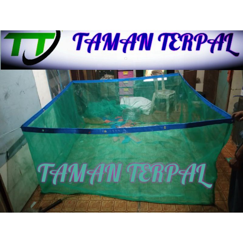 Jual JARING KERAMBA IKAN HIJAU 2x2x1 JARING KOTAK/WARING/KASSA HIJAU ...