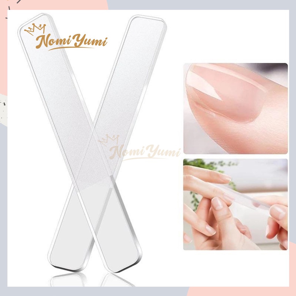 Jual NomiYumi - Pengikir Kuku Pengkilap Kuku Nano Glass Alat Menicure ...