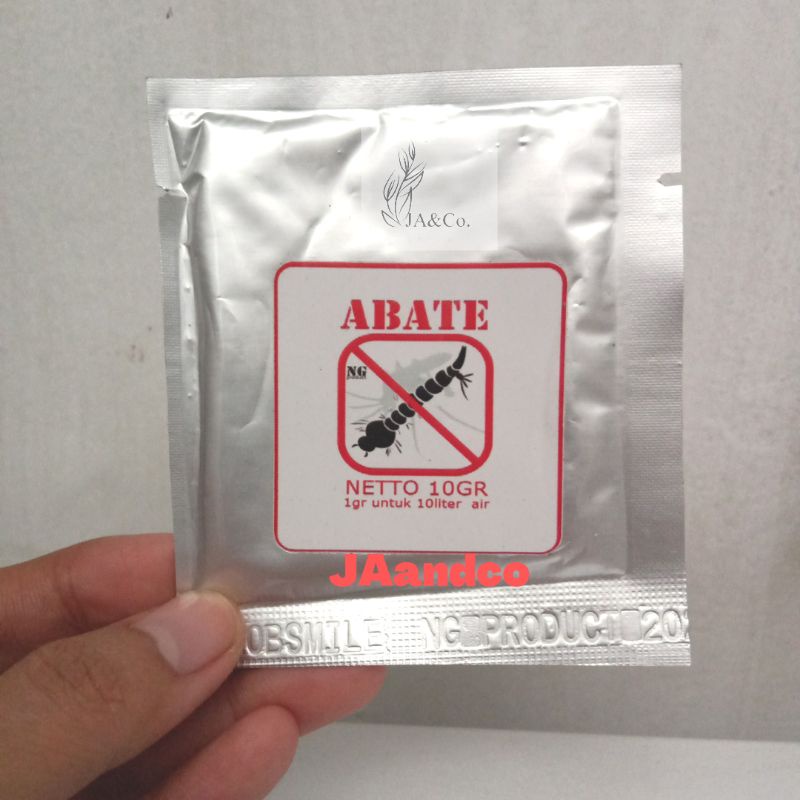 Jual ABATE 10 GRAM OBAT PARASIT IKAN PEMBASMI JENTIK NYAMUK DBD LARVA ...