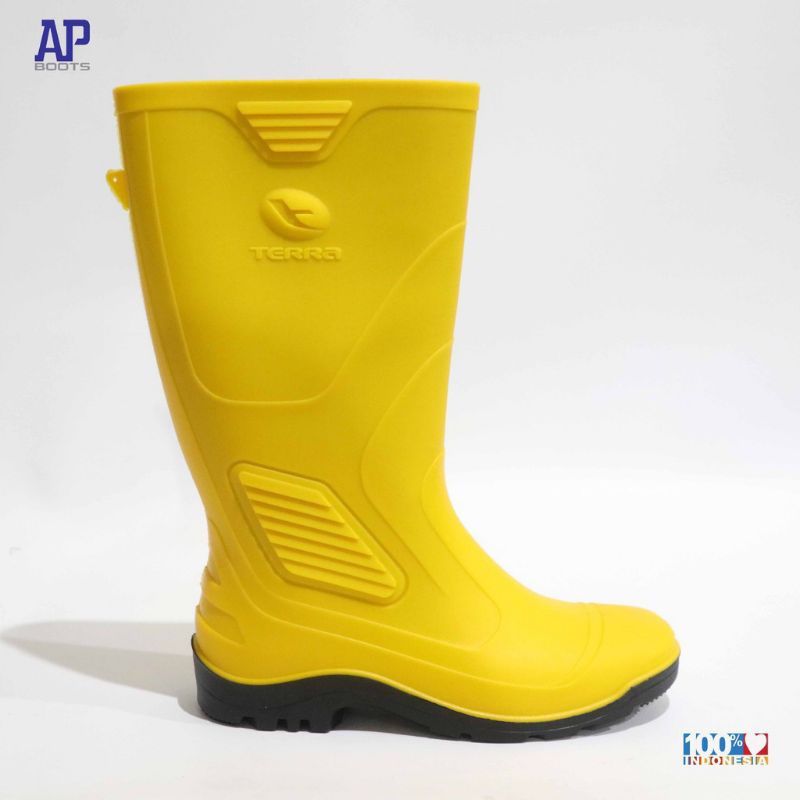 Jual Ap Boots eco 3 Terra yellow / sepatu boots tinggi Terra kuning ...
