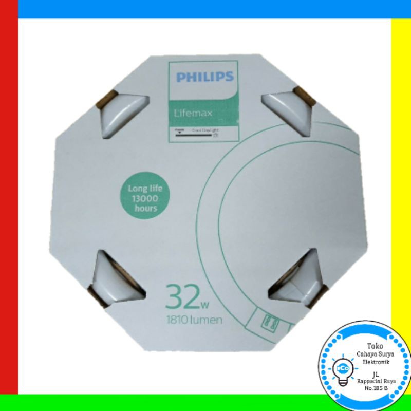 Jual Philips lampu TL GSL RING BULAT PHILIPS 32W Watt | Shopee Indonesia