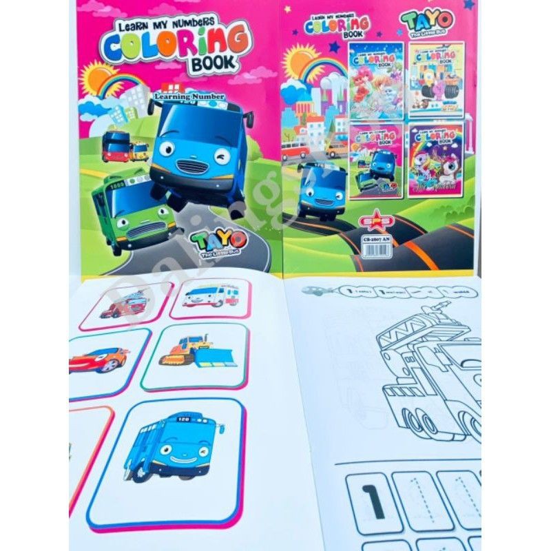 Jual BUKU MEWARNAI ANAK / COLORING BOOK / BUKU UKURAN JUMBO | Shopee ...