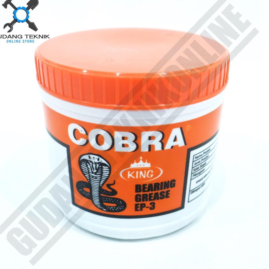 Jual Baru Grease Bearing COBRA king EP3 500Gram / Stempet Grease ORANGE ...