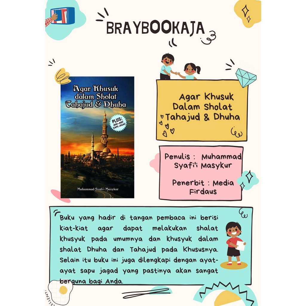 Jual Buku Agar Khusuk Dalam Sholat Tahajud & Dhuha (Media Firdaus ...