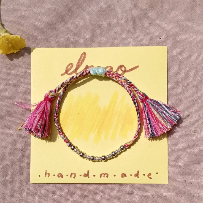 Jual ELMAO #A23 Ruby Bracelet | Gelang Rumbai Warna Campur | Shopee ...