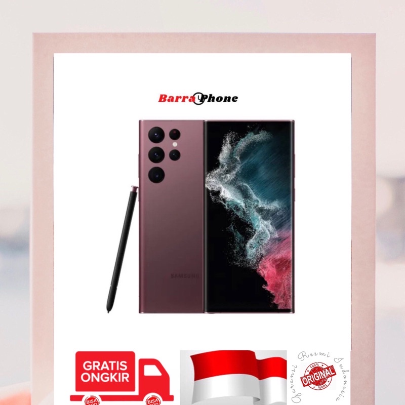Jual SAMSUNG GALAXY S22 ULTRA 5G 12/256GB | 12/512GB Garansi resmi SEIN 1 Tahun | Shopee Indonesia
