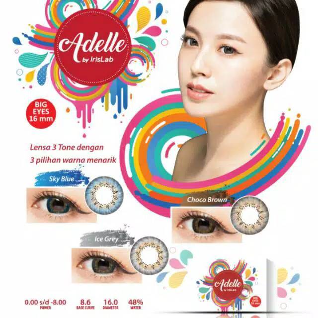 Jual SOFTLENS ADELLE LIVING COLOUR big eyes 16 mm ADELE / ADEL / ADELL by IRISLAB | Shopee Indonesia
