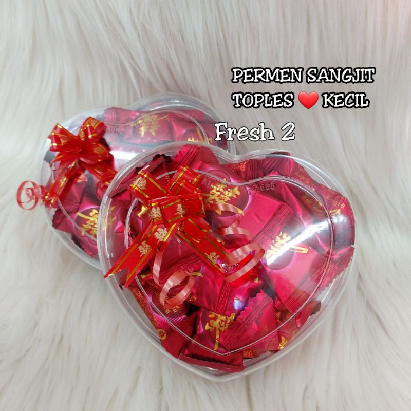 Jual permen sangjit toples love kecil 200grm # permen sangjit / permen ...