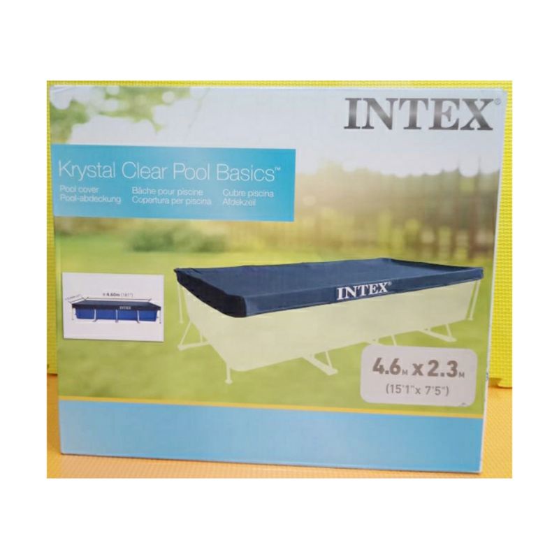 Jual Intex 28039 Cover Kolam Rectangular 4.6 x 2.3 | Shopee Indonesia