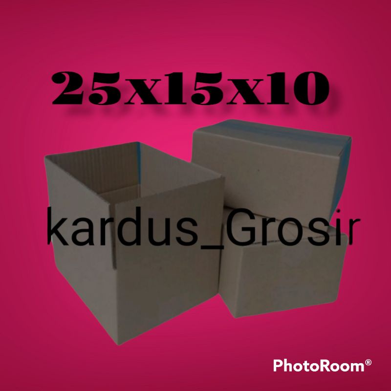 Jual kardus box 25x15x10 | Shopee Indonesia