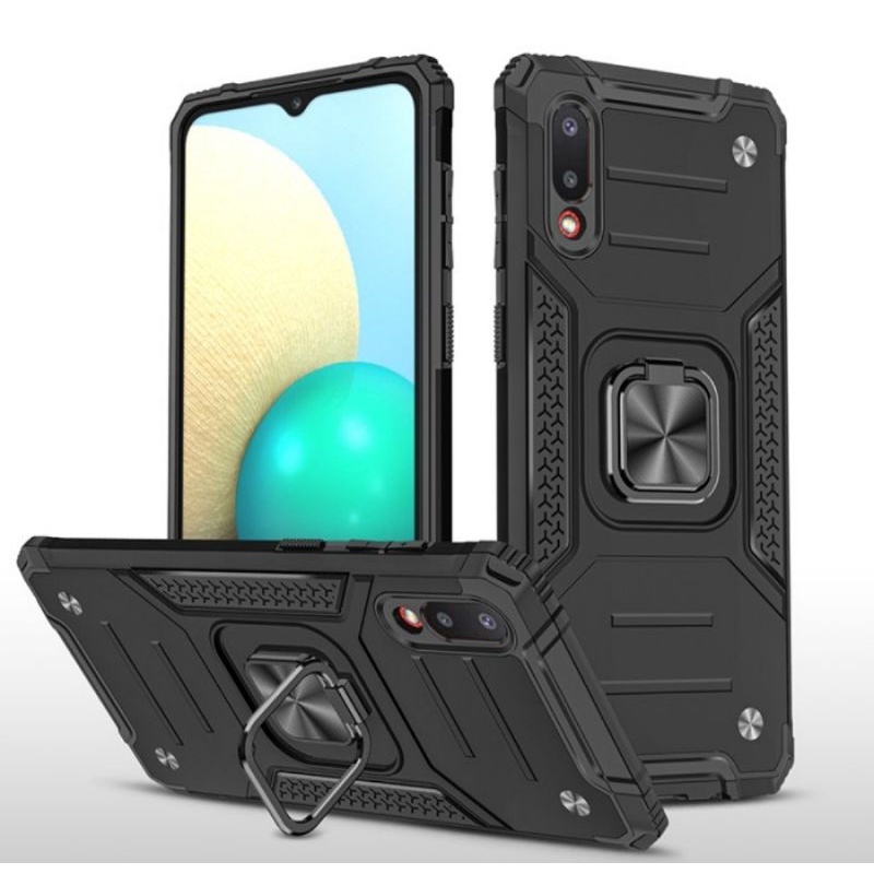 Jual Samsung A02 Armor Case Military Cover Rugbox Casing With Ring ...