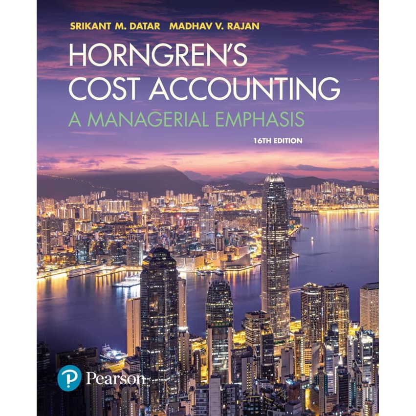 Jual Buku horngren's cost accounting 16e By Datar, rajan-1 - HARDCOVER ...