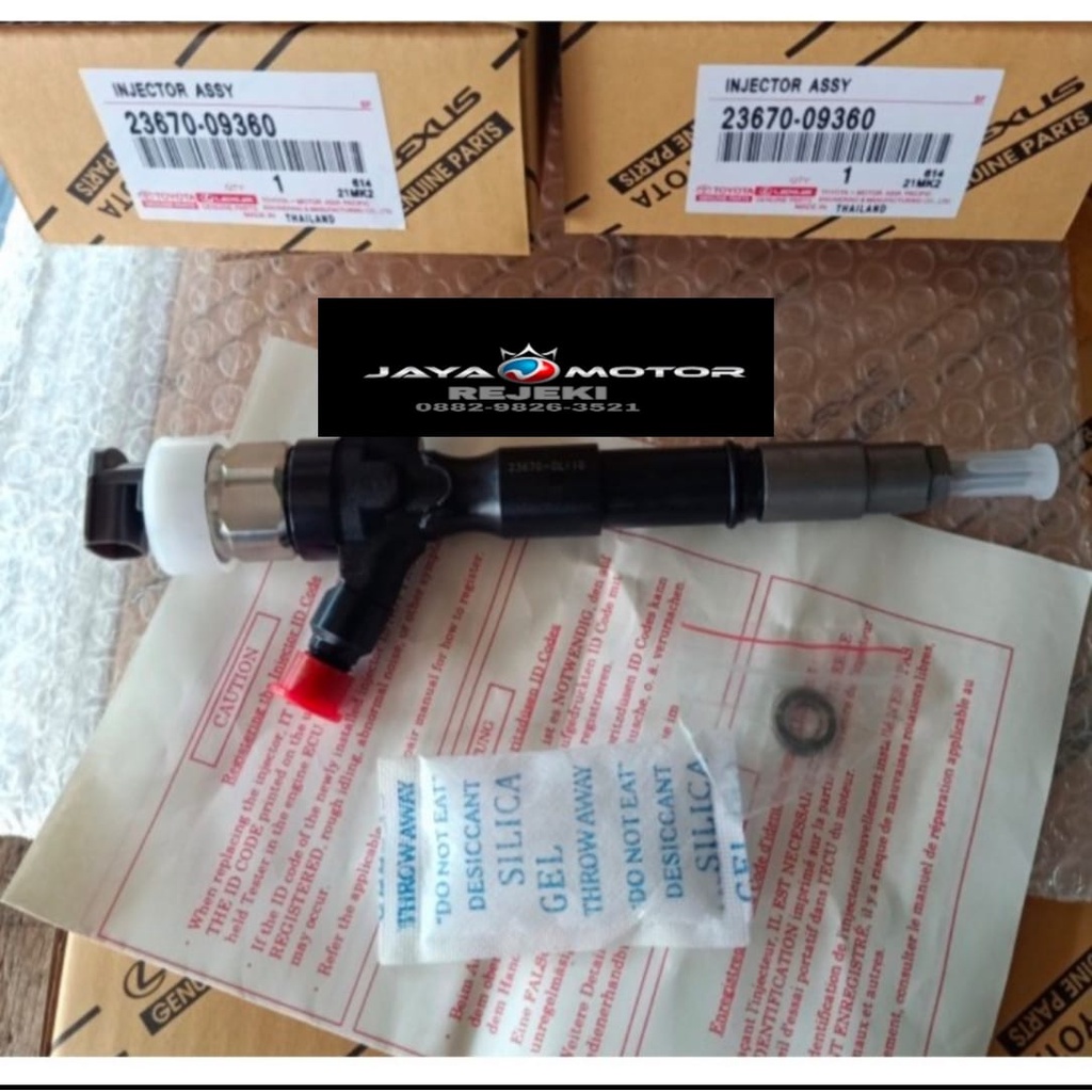 Jual Nozzle Injector Assy Injektor Toyota Fortuner 23670-09360 23670 ...