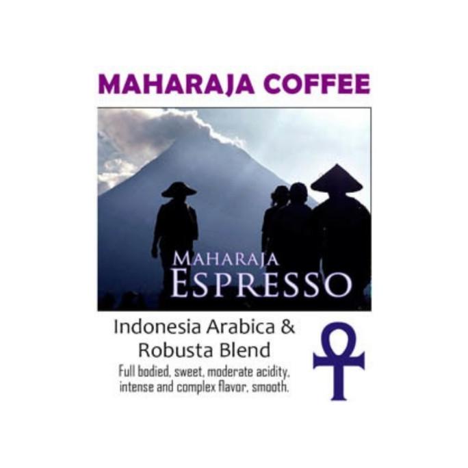 Jual TERBARU Maharaja Espresso-50 equal Arabika Robusta Blend Econo pack 1kg /KOPI RUBE/KOPI ...