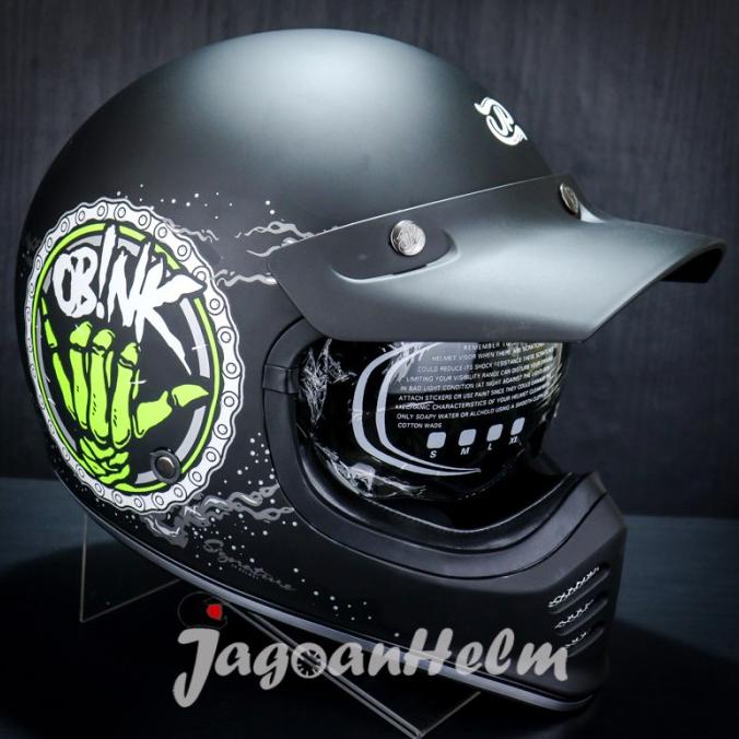 Jual JPX HELM JP SIGNATURE SG10 | BLACK DOFF | RETRO CLASSIC DDRING - L ...