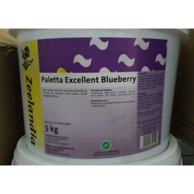 Jual Selai Blueberry - Selai Paletta Excellent Blueberry - Zeelandia ...