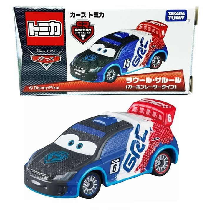 Jual Unik Tomica CARS Raoul Caroule Carbon Racers Disney Pixar race ...