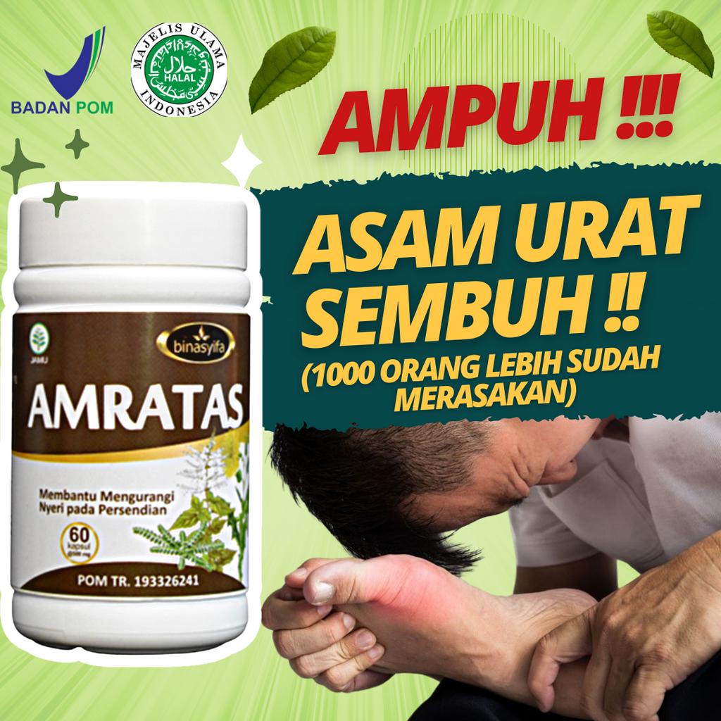 Jual Obat Kapsul Herbal Rematik Asam Urat Nyeri Sakit Sendi Lutut Otot
