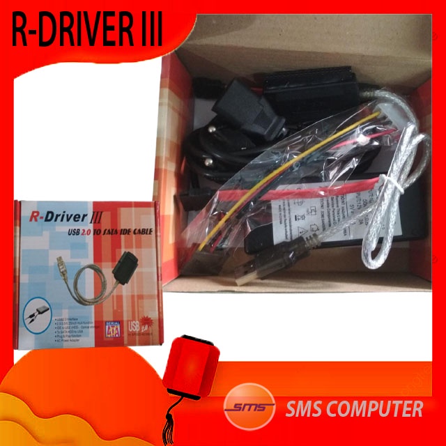 Jual Konektor USB TO IDE SATA CABLE WITH ADAPTOR R-DRIVER III | Shopee ...