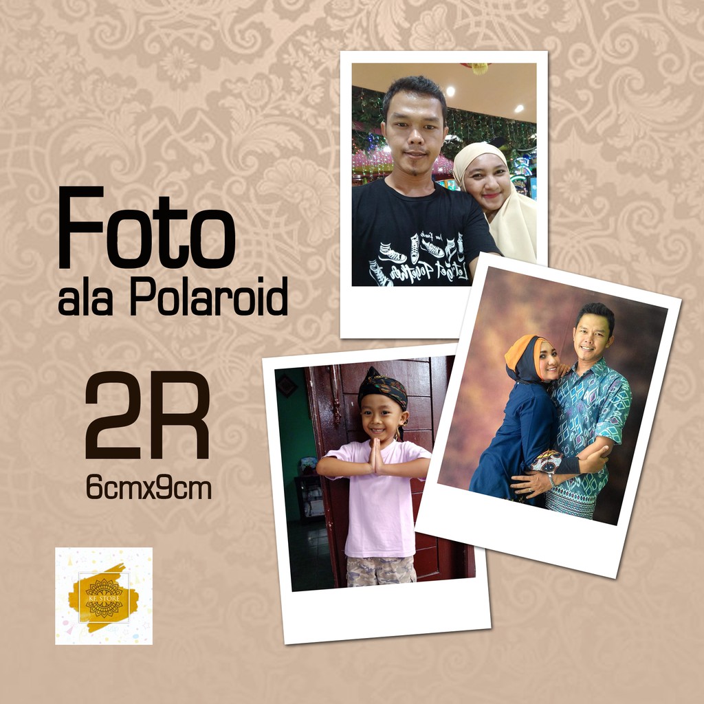 Jual cetak foto 2r atau ala polaroid kertas asli fujifilm digital lab | Shopee Indonesia