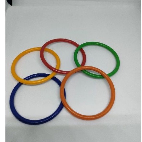 Jual MAINAN GELANG BULAT PLASTIK WARNA WARNI 1 PAK ISI 100 PCS | Shopee ...