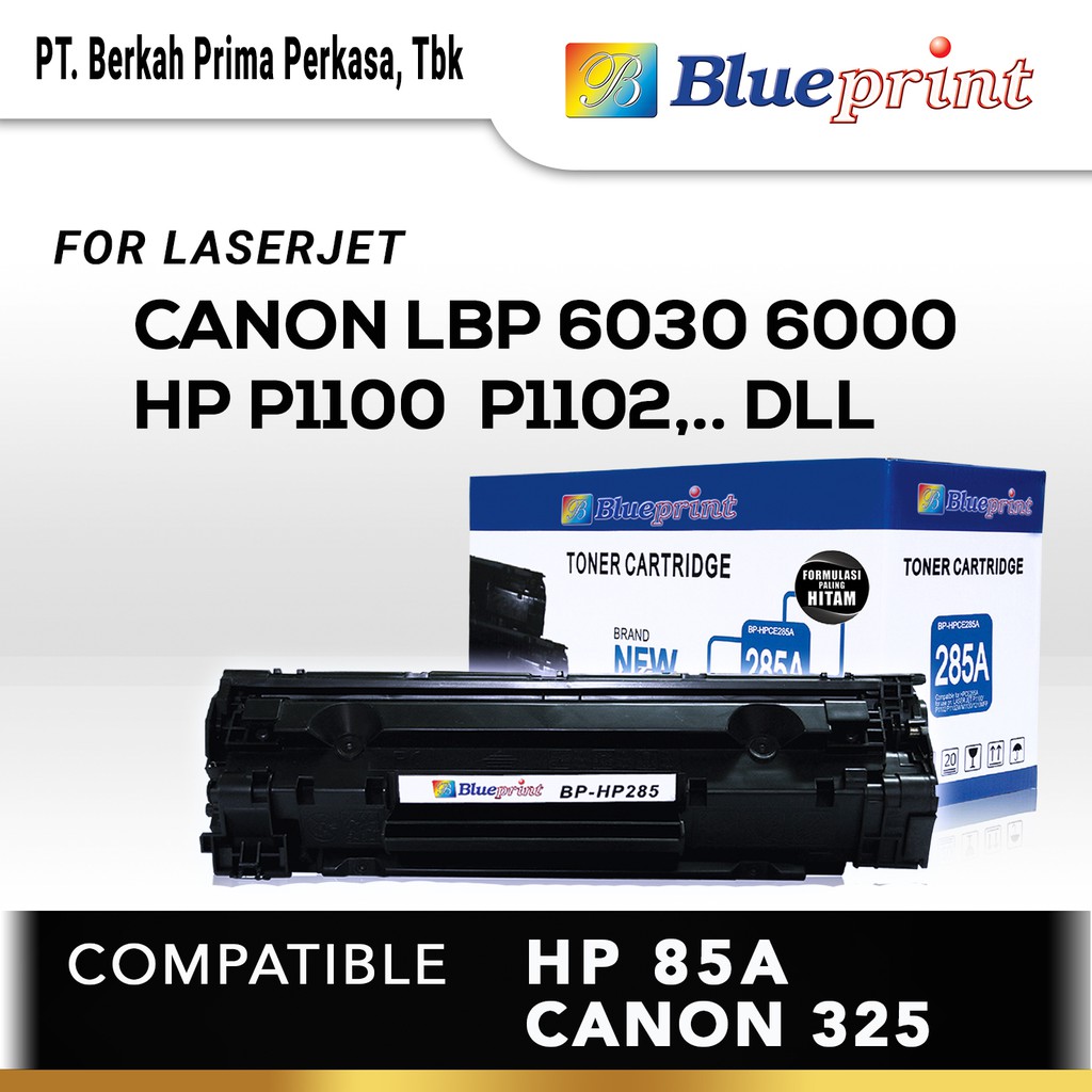 Jual Toner Cartridge HP Laserjet 85A Laserjet BLUEPRINT BP-HP285A ...