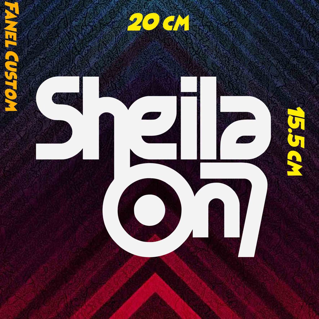 Jual STIKER SHEILA ON SEVEN SO7 MOTOR SCOOTER MOBIL CUTTING STICKER ...