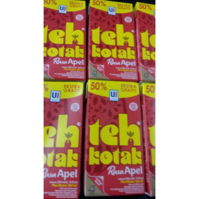 Jual Teh kotak rasa apple 300ml per dus isi 24 | Shopee Indonesia