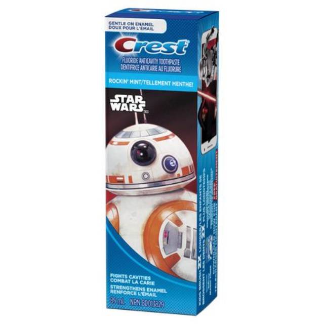 Jual Crest Kid's Toothpaste Featuring Disney's Star Wars 85 mL | Shopee ...
