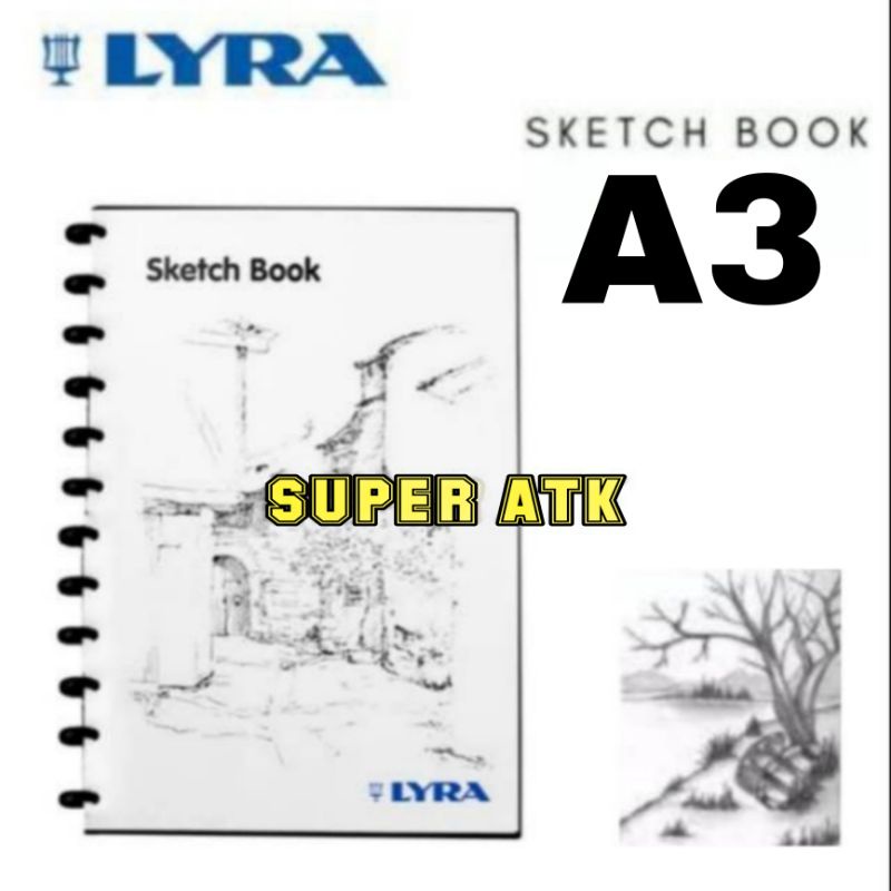 Jual BUKU SKETSA / SKETCHBOOK LYRA A3 | Shopee Indonesia
