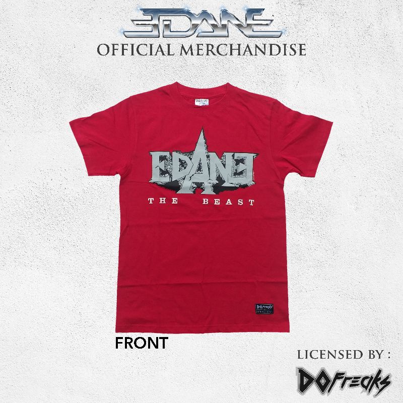 Jual T-Shirt/Kaos - Edane The Beast Logo (Red) | Shopee Indonesia