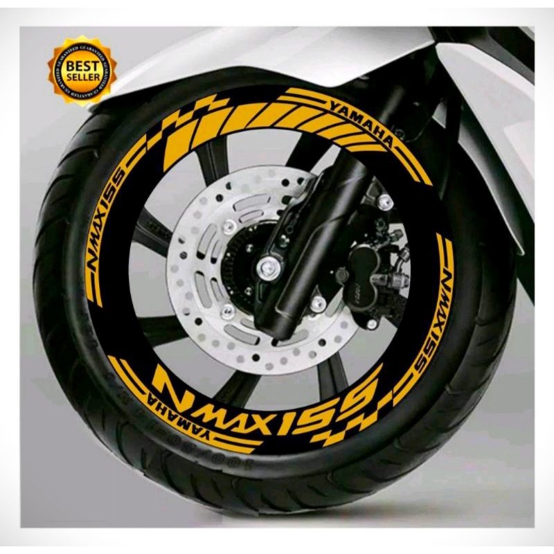 Jual Stiker Velg / Sticker Velk Nmax - Hitam | Shopee Indonesia