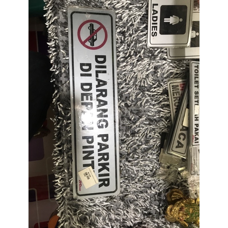 Jual Sticker pvc pemberitahuan - Sticker pintu - Perlengkapan kantor ...