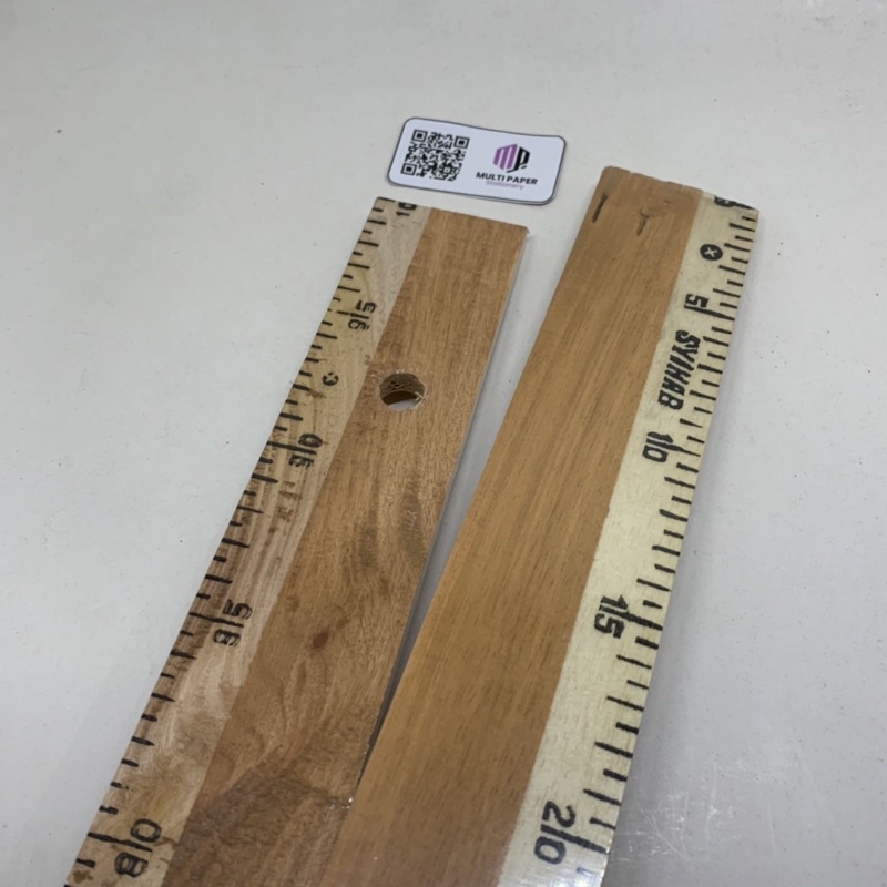 Jual Mistar Penggaris Kayu 100Cm (2Pcs) Sudah Dilaminating | Shopee Indonesia