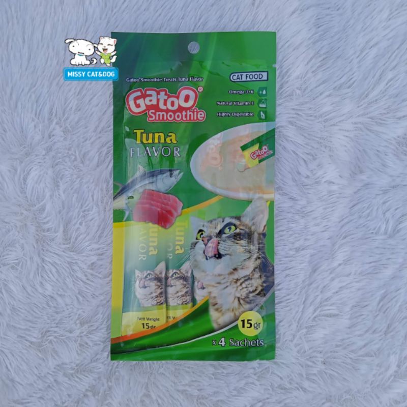 Jual Gatoo Smoothie 60gr / Snack Kucing Liquid /Creamy | Shopee Indonesia