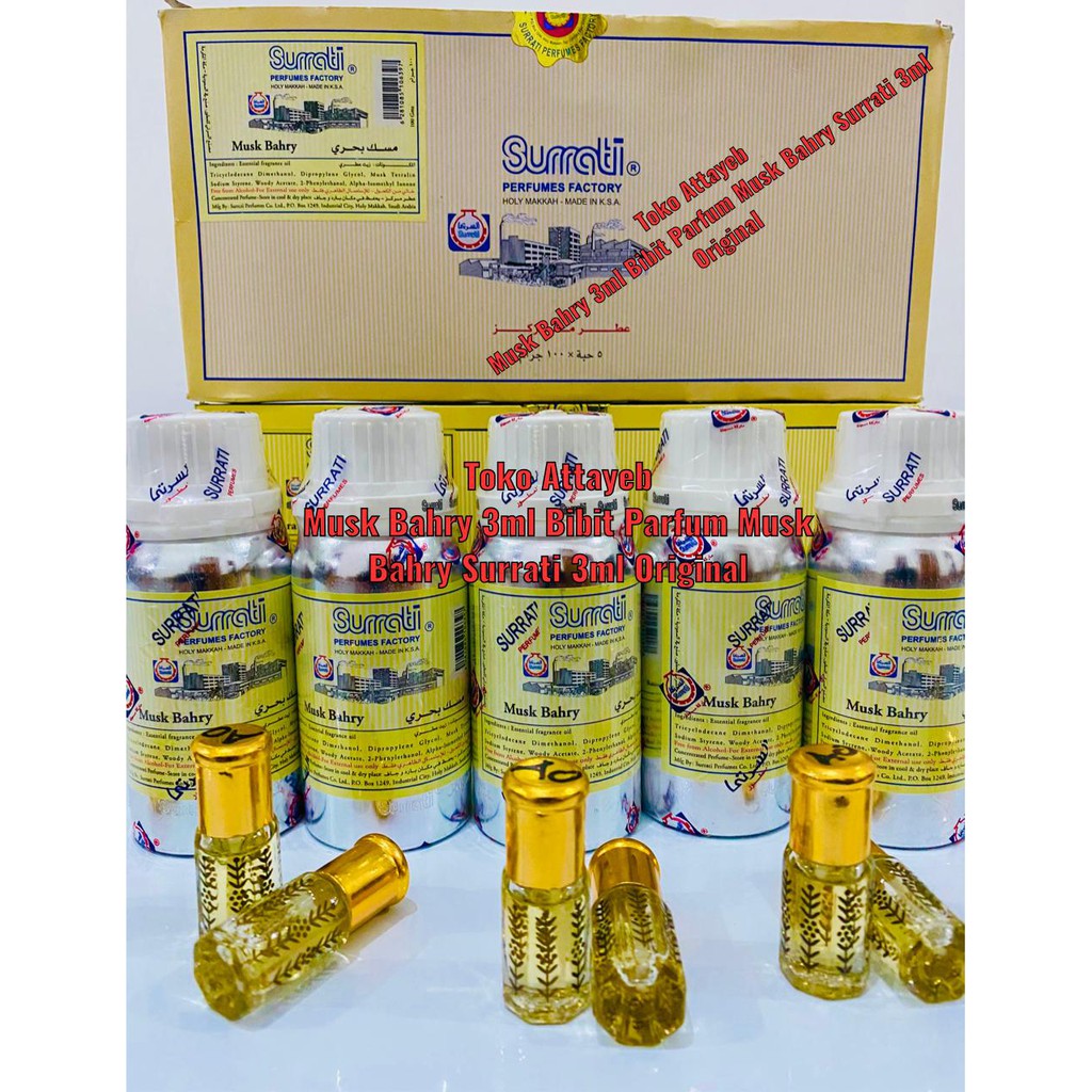 Jual Musk Bahry 3ml Bibit Parfum Musk Bahry Surrati 3ml Original ...