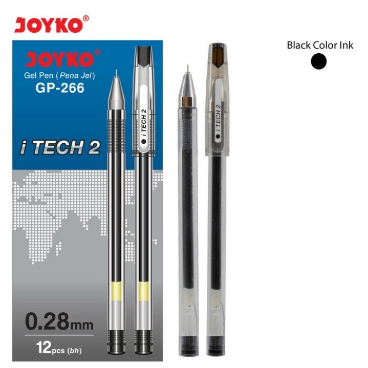 Jual PULPEN PEN BOLPEN PENA BALL PEN HITECH JOYKO GP266 ITECH 0.28 mm ...