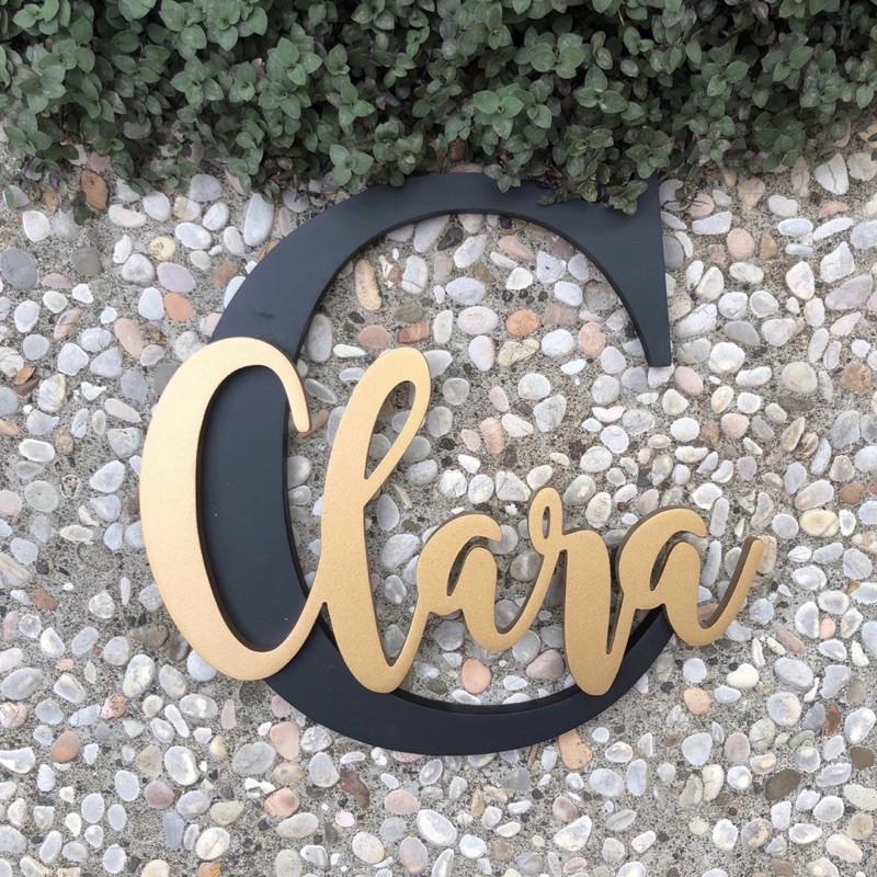 Jual Double Wooden / Hiasan Dinding Wall Decor / Huruf Kayu Custom ...